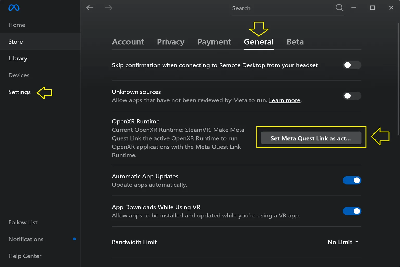 Air Link Setup Guide — Stream PC VR Games on Meta Quest