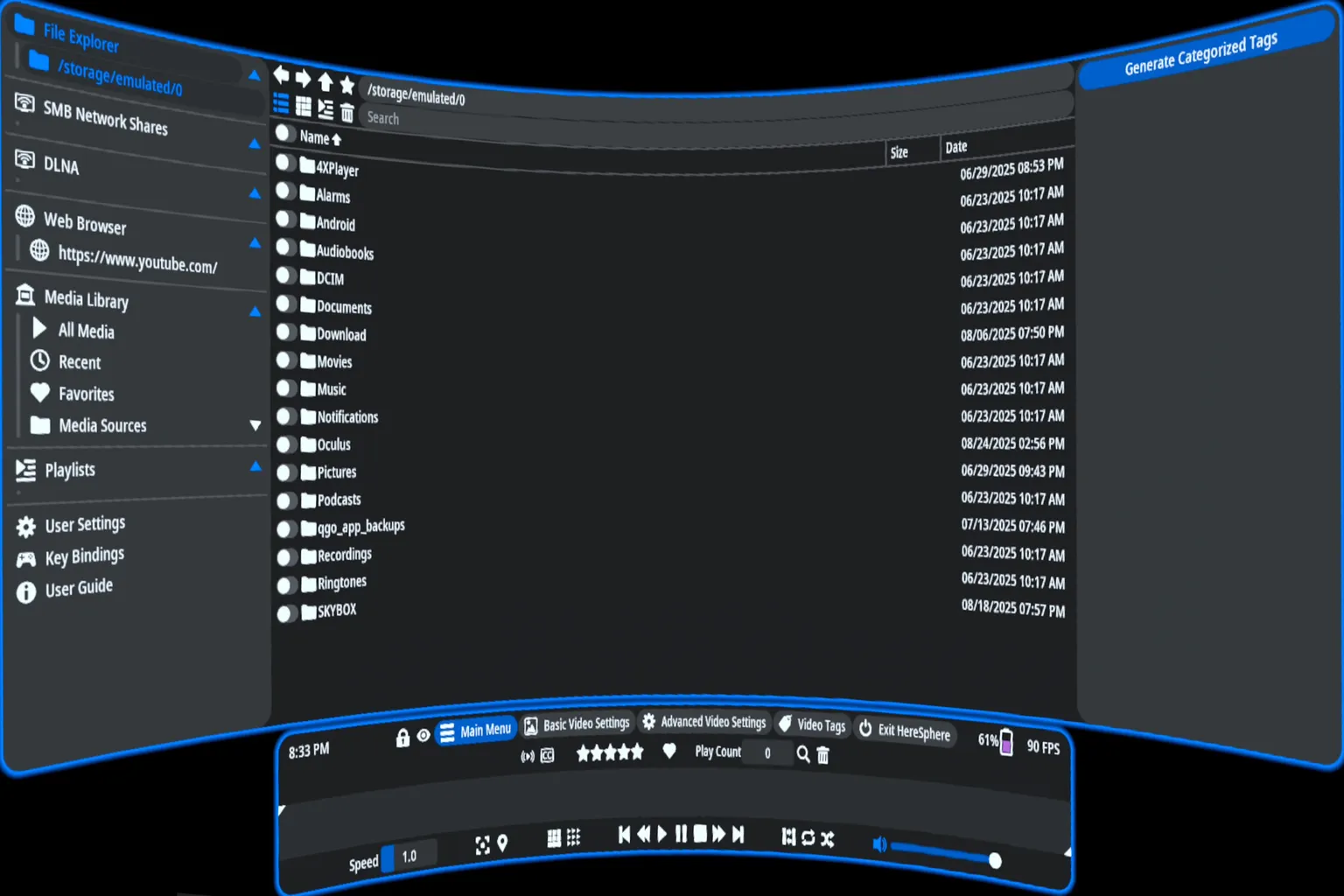 Meta Quest Video Player Comparison | 4XVR, Skybox, Moon, DEO VR, HS