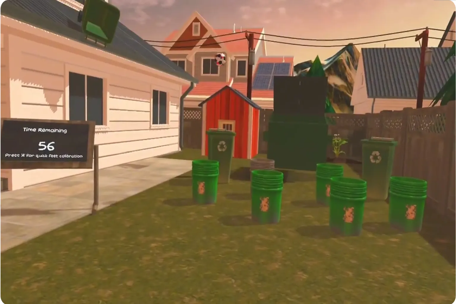 Backyard Kickabout VR | Wild Backyard Soccer with Tennis Duels and Freestyle Tricks