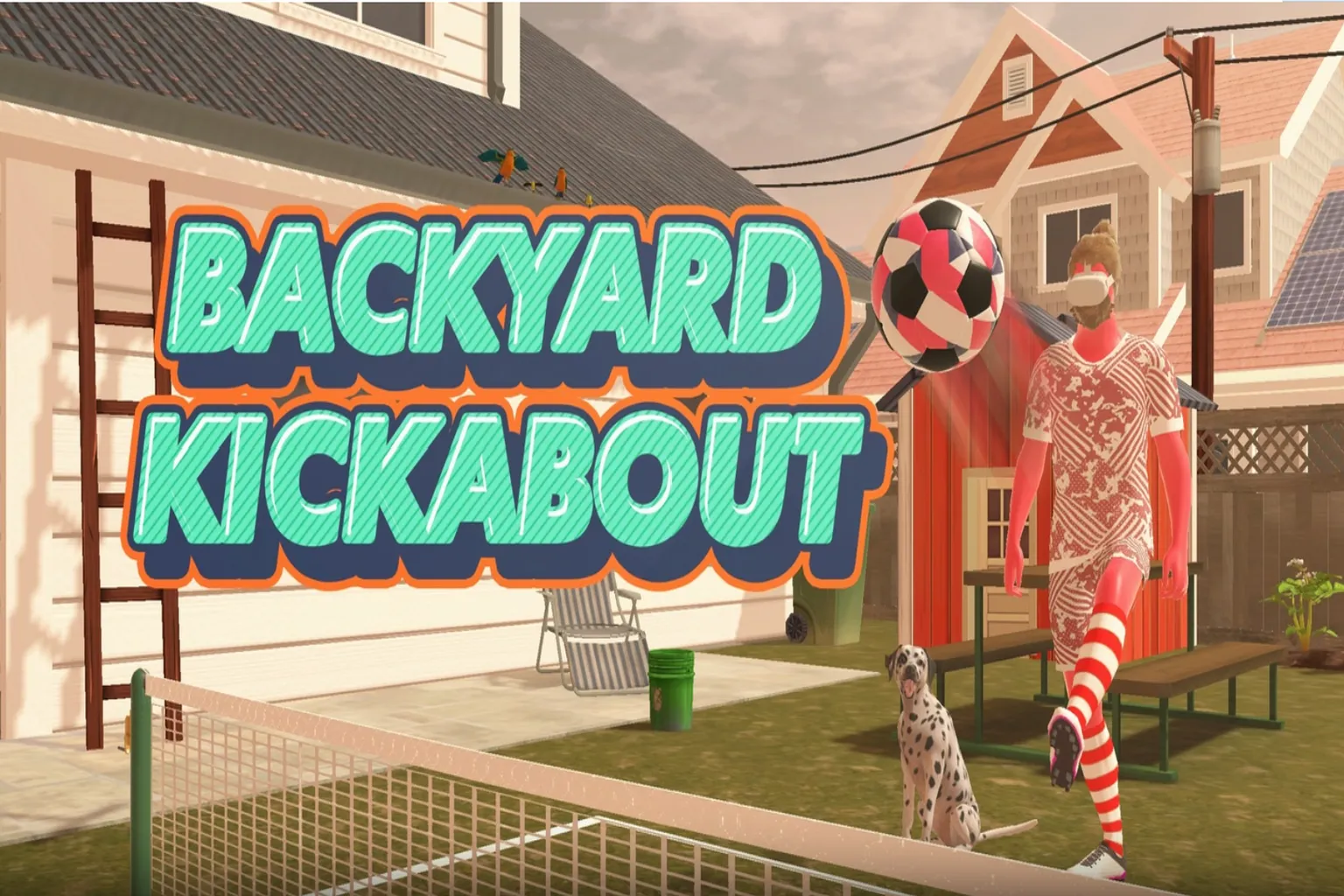 Backyard Kickabout VR | Wild Backyard Soccer with Tennis Duels and ...
